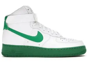 Nike Air Force 1 High Green Midsole - White/lucky Green