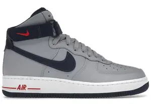Nike Air Force 1 High Qa Patriots - Wolf Grey/college Navyone-coloruniversity Redone-colorwhite