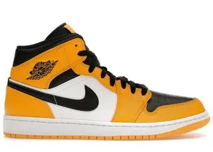 JORDAN Air Jordan 1 Mid Sneakers Taxi/white/black