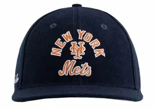 Aimé Leon Dore X New York Mets Wool Baseball Cap - Navy Blue