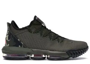 Nike Lebron 16 Low Camo - Cargo Khaki/black/neutral Olive