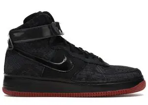 Nike Force 1 High-top Sneakers - Black/varsity Red