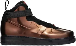 Nike Air Force 1 High Foamposite BHM Sneakers Metallic Copper/black