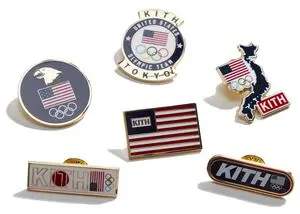 Kith For Team Usa Pins Set - Multicolor