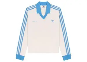 Adidas Originals X Sporty & Rich Soccer Jersey - Cream/baby Blue