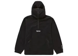 Supreme Polartec Facemask Half Zip Pullover - Black