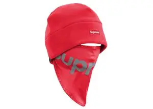 Supreme Polartec Facemask Beanie - Red