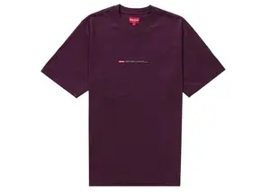 Supreme Property Label Short Sleeve Top Eggplant