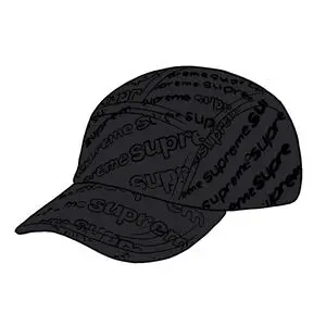 Supreme Radial Camp Cap - Black