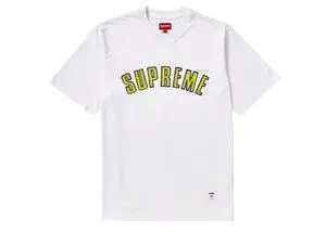 Supreme Printed Arc Short Sleeve Top - White