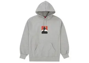 Supreme Portrait Hooded Sweatshirt - Heather Grey