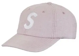 Supreme Raffia S Logo 6-panel Cap - Lilac