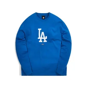 Kith For Major League Baseball Los Angeles Dodgers Long Sleeve Tee Shirt Royal Blue
