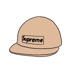 Supreme Raffia Camp Cap - Tan