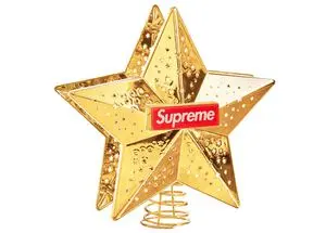 Supreme Projecting Star Tree Topper - Gold