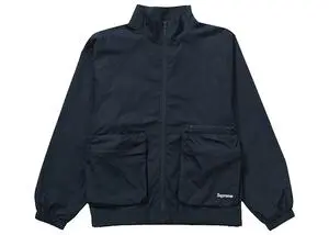 Supreme Raglan Utility Jacket - Navy Blue