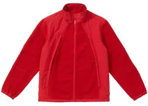 Supreme Polartec Zip Up Jacket - Red
