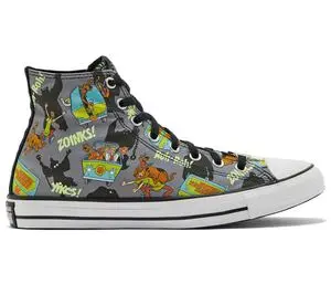CONVERSE Chuck Taylor All Star Hi Scoobydoo Glowinthedarkin - Almost Black/white