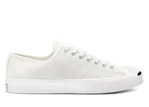 CONVERSE Jack Purcell Canvas Low Top Sneakers - White/white/black