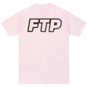 FTP Outer Glow Logo Tee Shirt - Pink