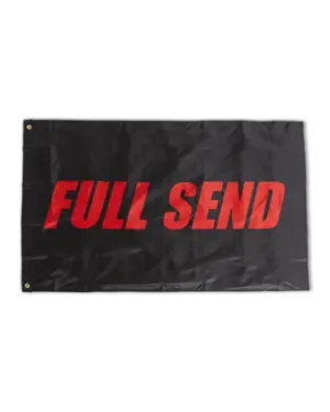FULL SEND Logo Flag