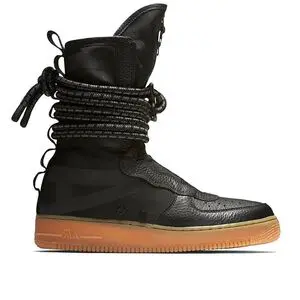 Nike Sf Air Force 1 High Gum - Black/blackone-colorgum Medium Brown