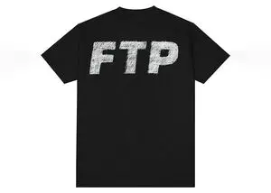 FTP Scribble Logo Tee Shirt - Black