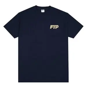 FTP Bling Logo Tee Shirt - Navy Blue