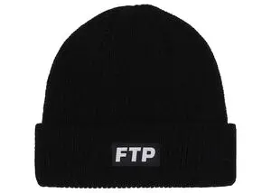 FTP Glow-in-the-dark Logo Beanie - Black
