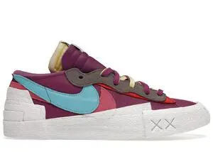Nike Blazer Low Sacai Kaws - Purple Dusk/aqua/pink
