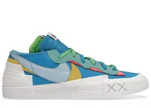 Nike Blazer Low Sacai Kaws - Neptune Blue/light Blue/pink