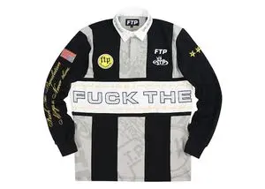 FTP Souvenir Rugby Shirt Jersey - Black