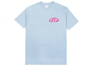 FTP Splatter Logo Tee Shirt - Carolina Blue