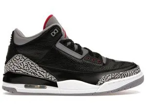 JORDAN 3 Retro Cement Sneakers - Black/cement Greyone-colorwhiteone-colorvarsity Red