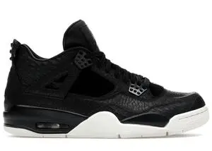 JORDAN 4 Retro Pony Hair Sneakers - Black/sail