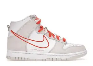 Nike Dunk High First Use Sneakers - White/sailone-coloruniversity Orange