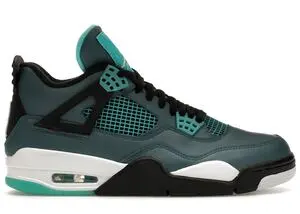 JORDAN 4 Retro Sneaker - Teal/white/black