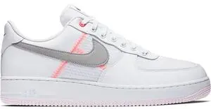 Nike Air Force 1 Low Transparent Sneakers - White/off Noir/hyper Crimson