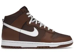 Nike Dunk High Sneakers - Chocolate Brown/white