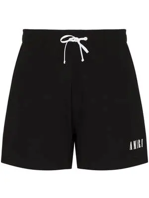 Amiri Logo Swim Shorts - Black
