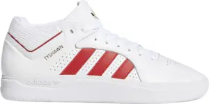 Adidas Tyshawn Lace Up Sneakers - Cloud White/scarlet/cloud White