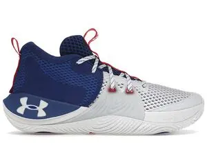 Under Armour Embiid One Brotherly Love Sneakers - White/blue/red