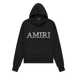 Amiri Leopard Applique Hoodie