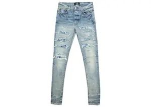 Amiri Silk Pj Thrasher Jeans - Blue