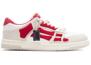 Amiri Skel Top Low Sneakers - White/red