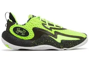 Under Armour Spawn Let's 3 Sneakers - Green/black/white
