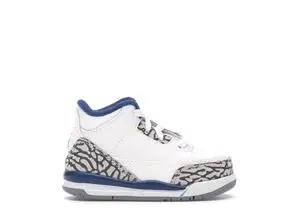 JORDAN 3 Retro Sneakers - White/varsity Red/true Blue