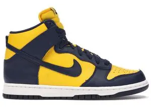 Nike Dunk High Michigan - Varsity Maize/midnight Navy Blue