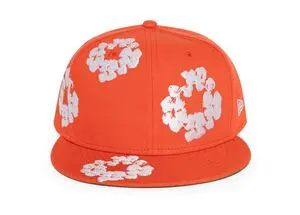 DENIM TEARS X New Era Cotton Wreath 59/50 Cap - Orange