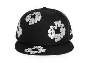 DENIM TEARS New Era Cotton Wreath 59/50 Cap - Black